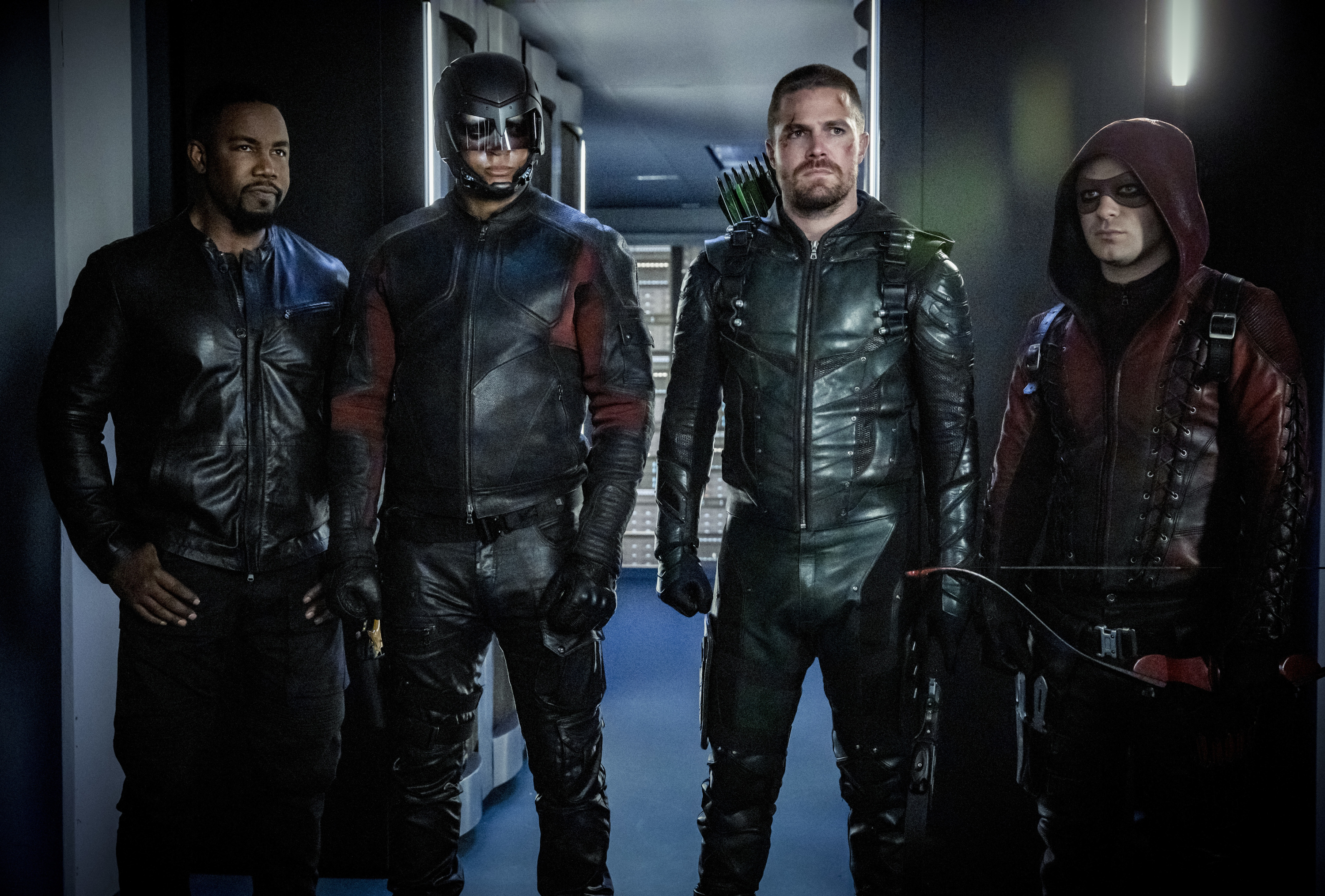Arrow The Whole Team Assembles In New Photos From The Season 7 Finale You Have Saved This City